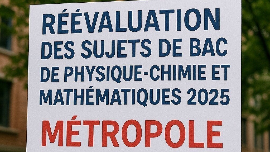 Pétition · Réévaluation des sujets de Physique-Chimie et Mathématiques du Baccalauréat 2025 ...