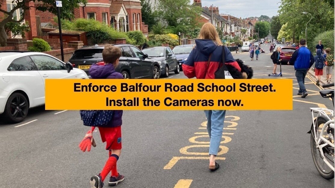 Petition · Enforce Balfour Road School Street with cameras - Brighton ...