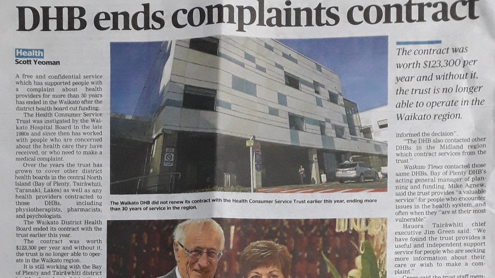 Petition · Ask the Waikato DHB to continue funding Health Consumer ...