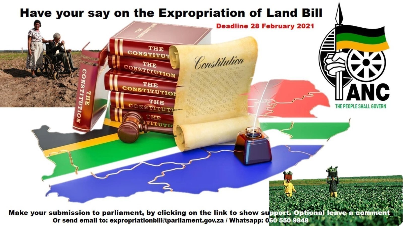 Petition · Have your say on the Expropriation of Land Bill - South ...