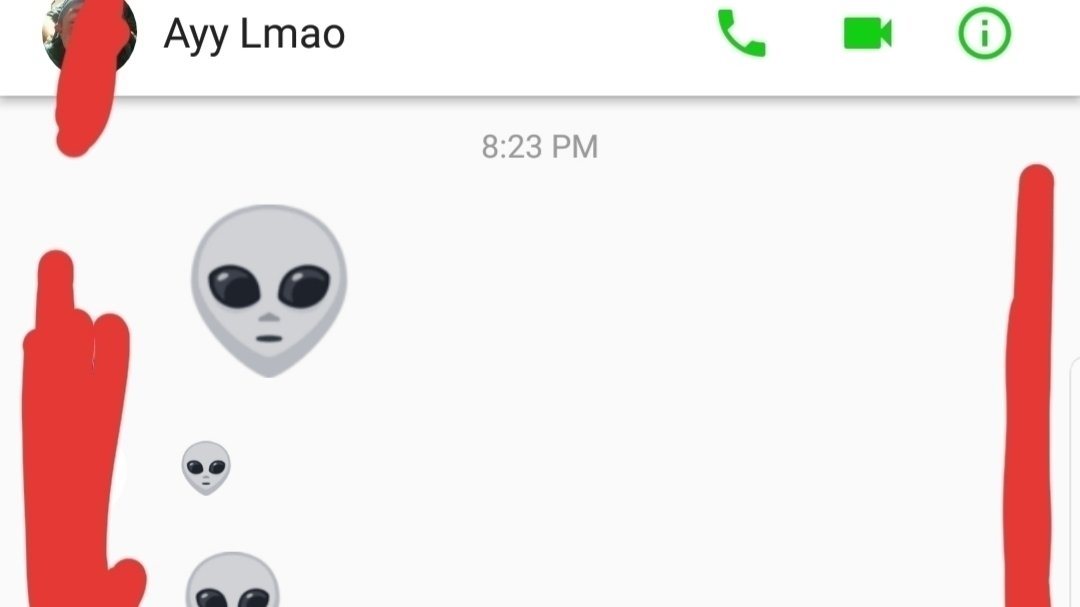 Petition · Change the Ayy Lmao Alien back to green on Facebook - United ...