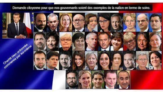 Pétition · Prendre soins de nos gouvernants, une exigence !!! - France ...