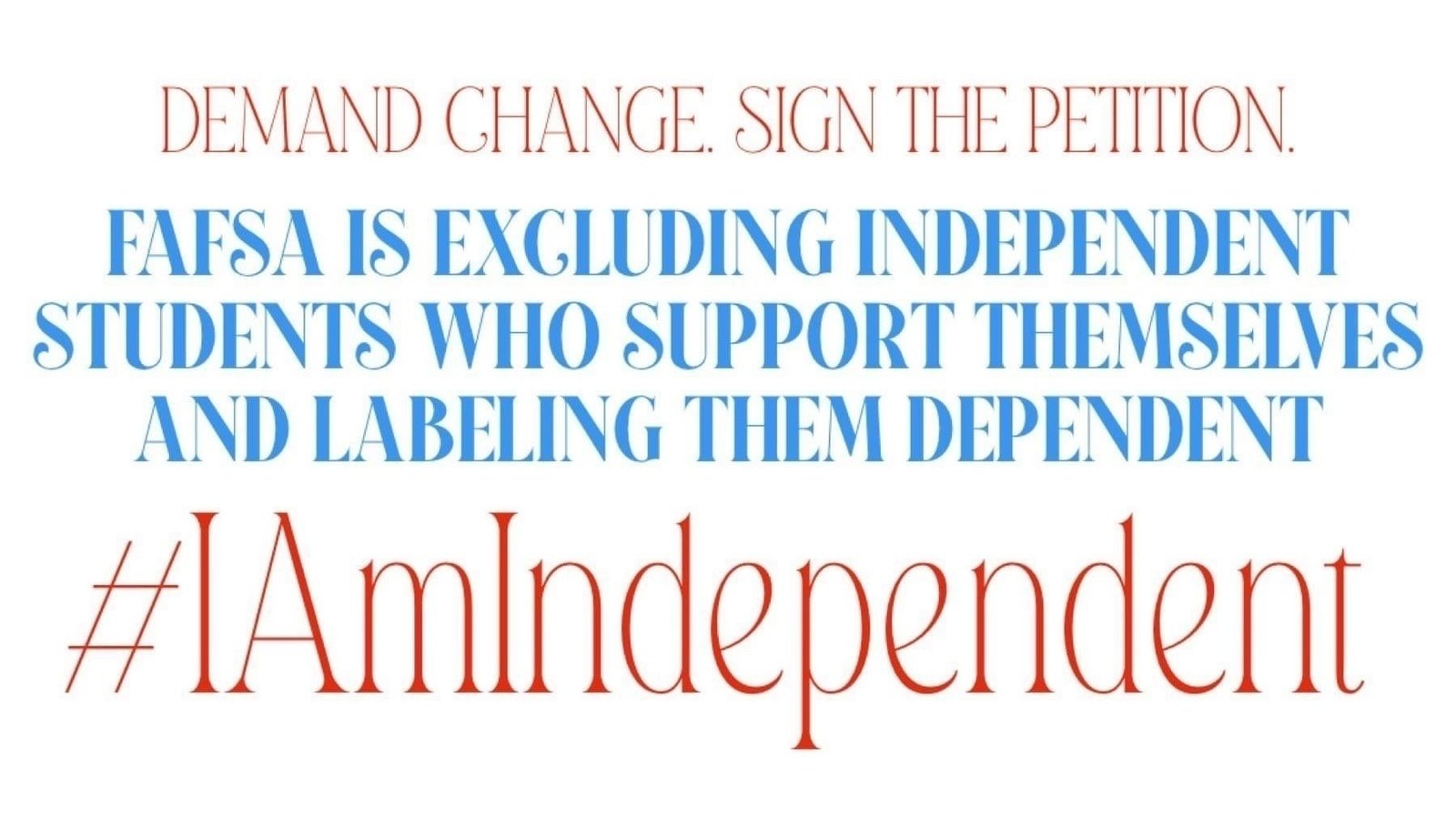 Petition update · Demand change from your state representative · Change ...