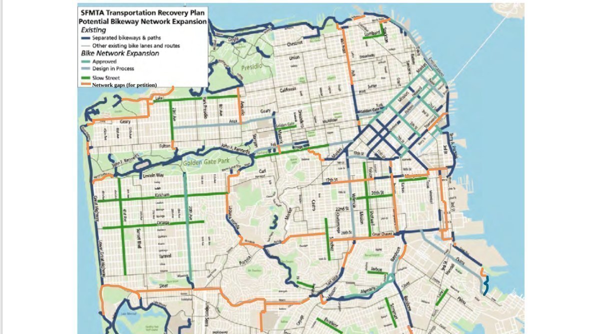 Petition · Quick build a protected bike lane network in San Francisco ...