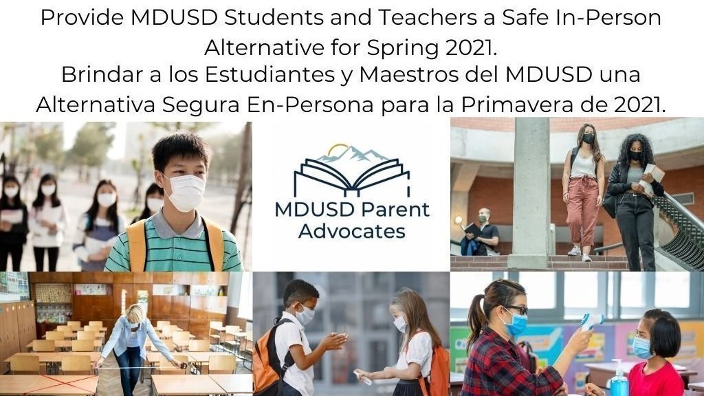Petition · Provide MDUSD Students and Teachers a Safe In-Person ...