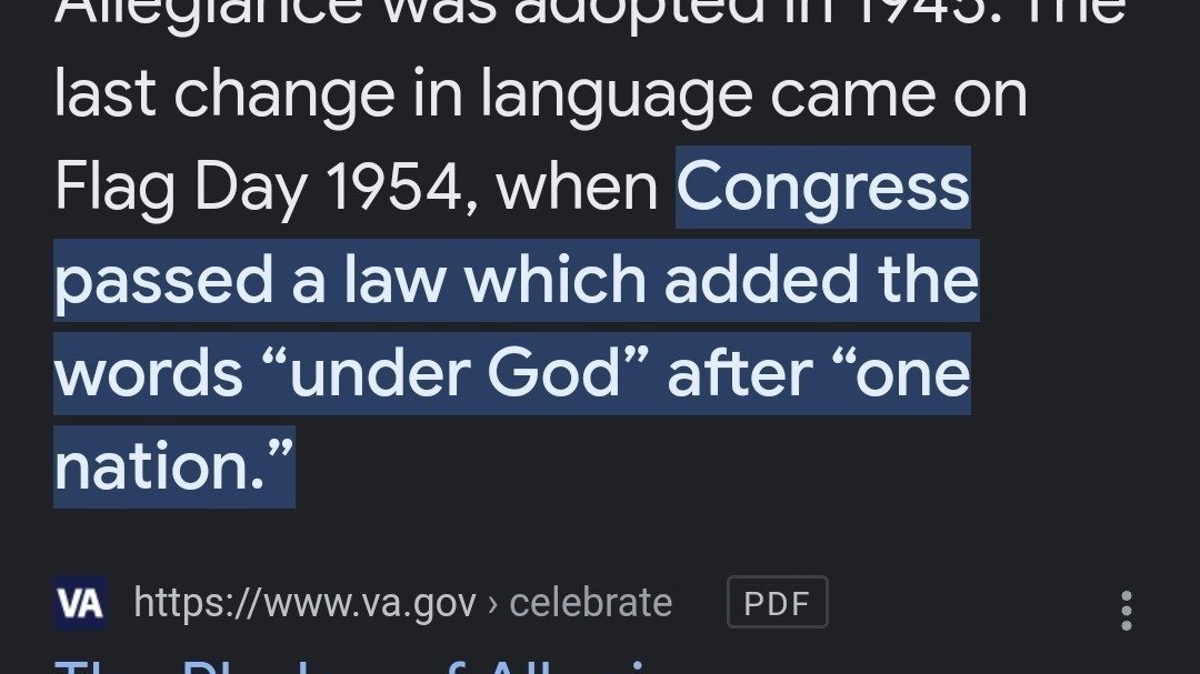 Petition · Remove "under god" in the pledge of allegiance. - United ...