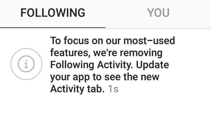 Petition · I want Instagram to bring back the follower activity tab ...