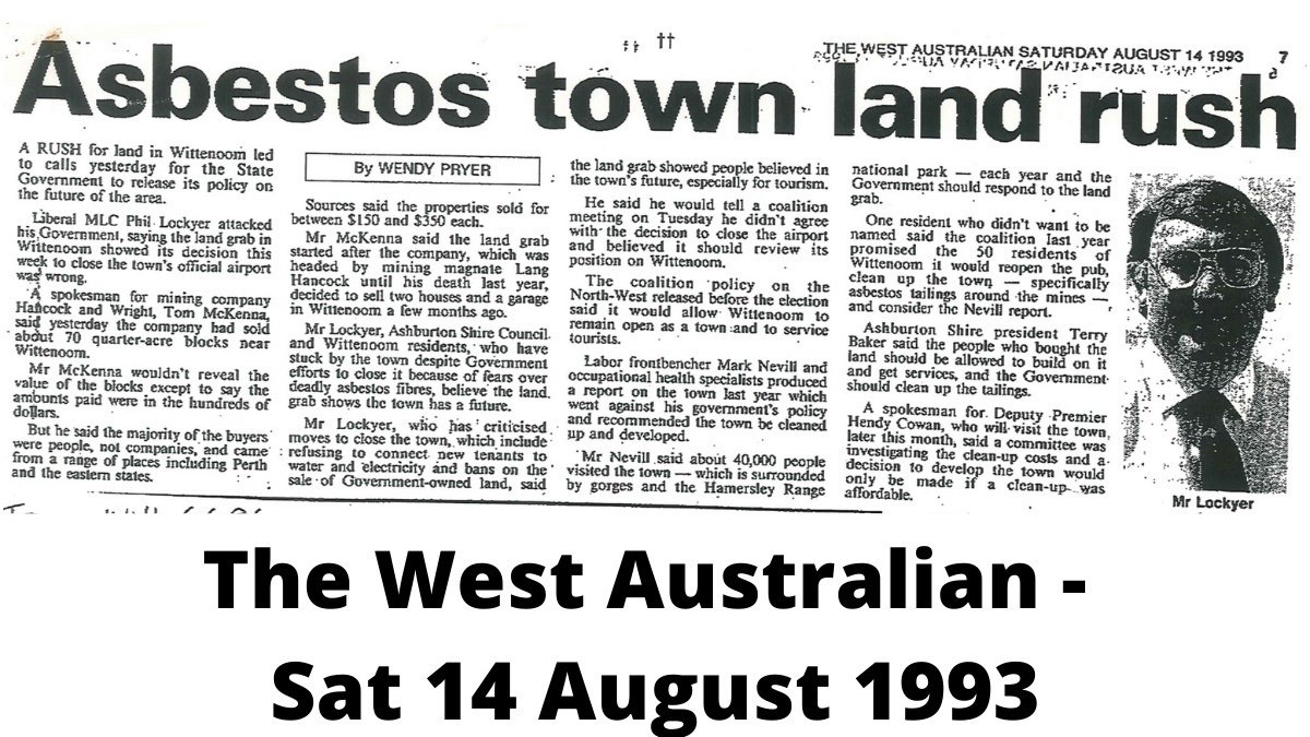 Petition update · Wittenoom Tourism · Change.org · Change.org