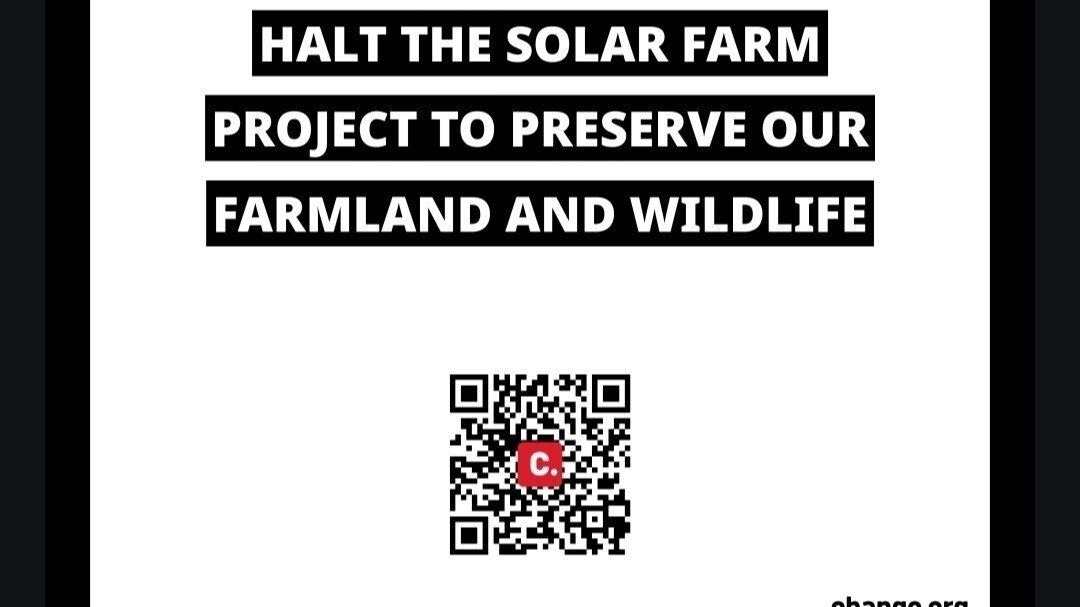 Petition update · UPDATE Halt the solar farm petition · Change.org