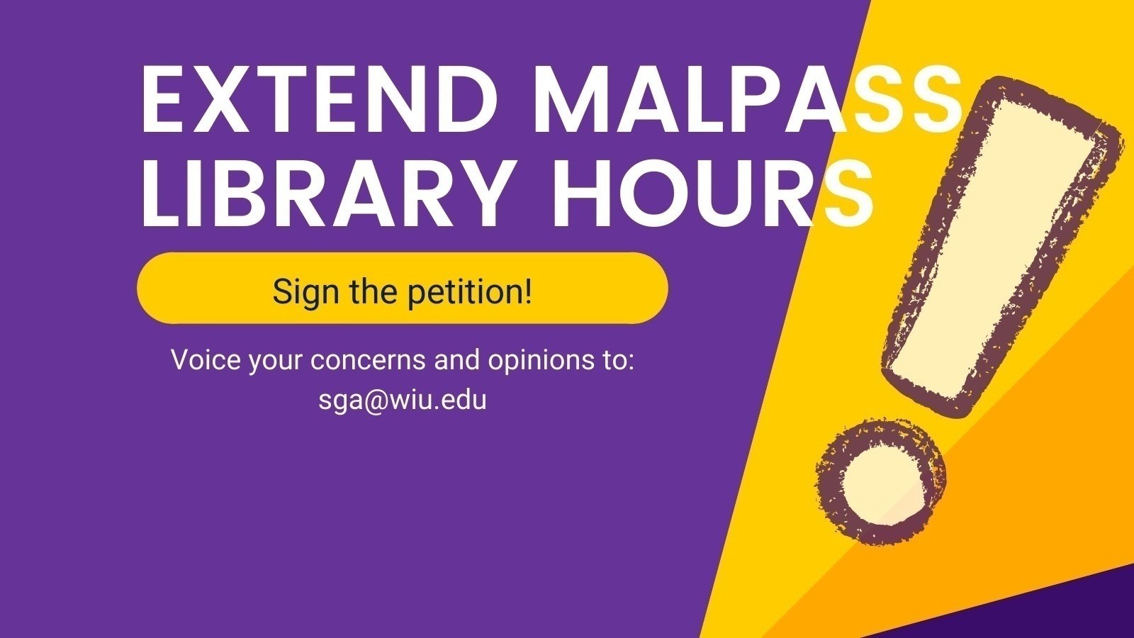 Petition · Extend Malpass Library Hours - United States · Change.org