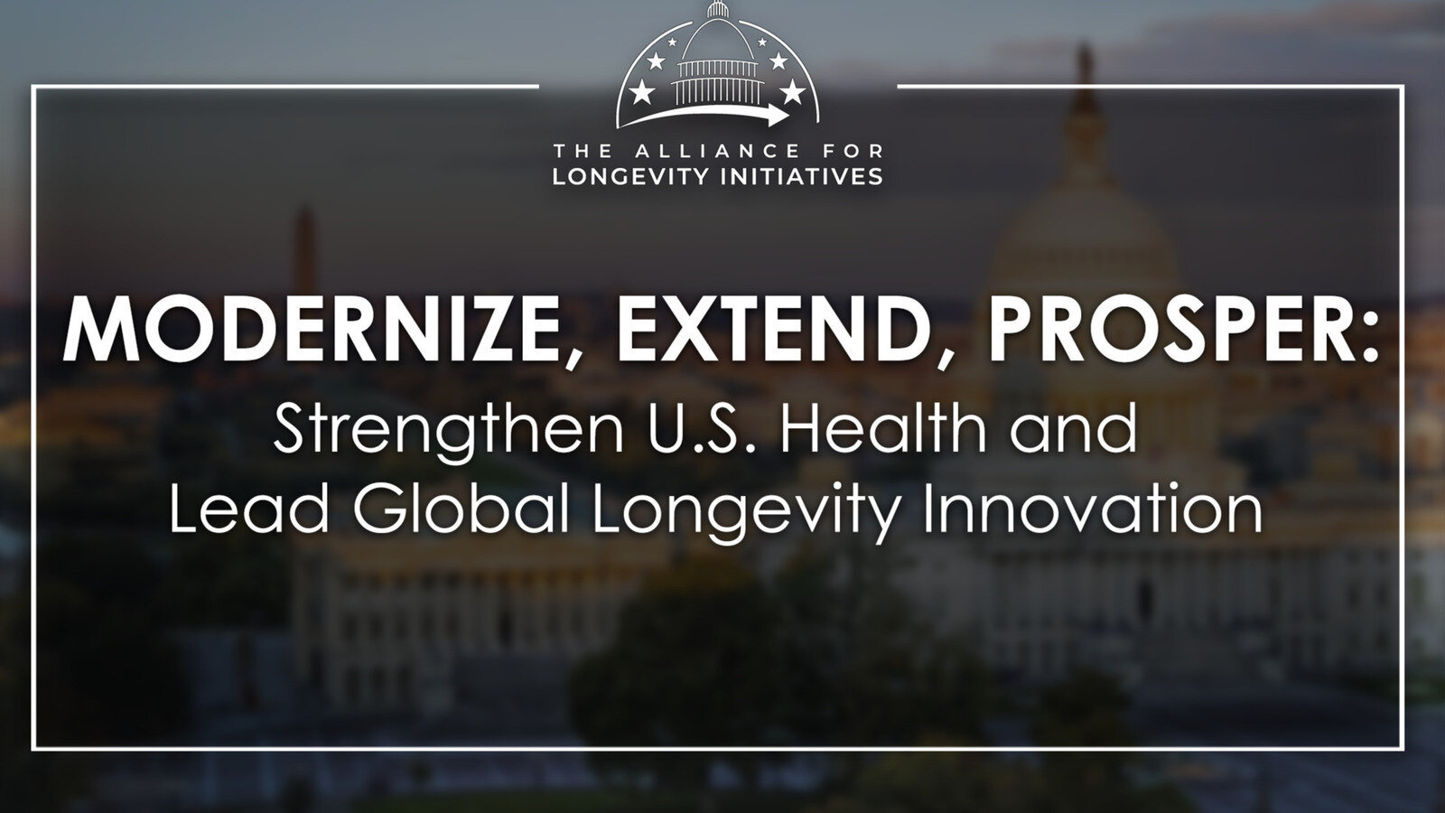 Petition · Modernize, Extend, Prosper: Strengthen U . S. Health and ...