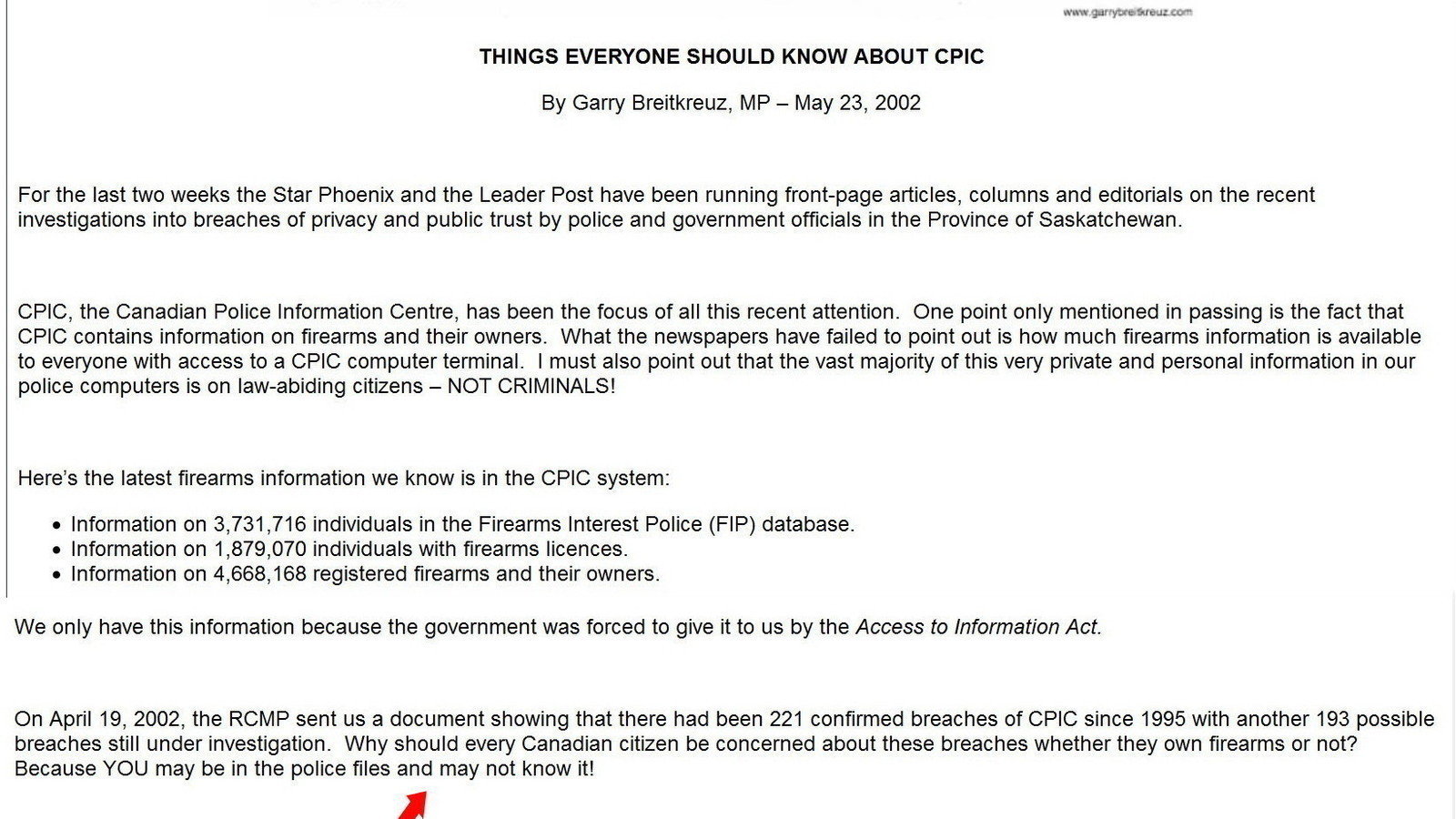 Petition · “FIX” CPIC - Canadian Police Information Centre and stop the ...