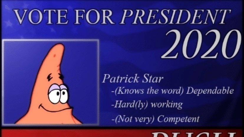 Petition · Patrick Star 2020 - United States · Change.org