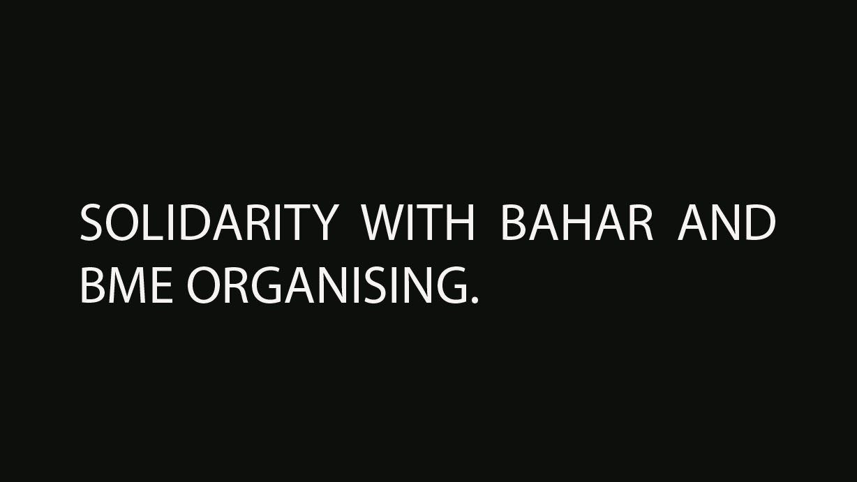 Petition · Open Letter in Solidarity with Bahar Mustafa, Welfare and ...