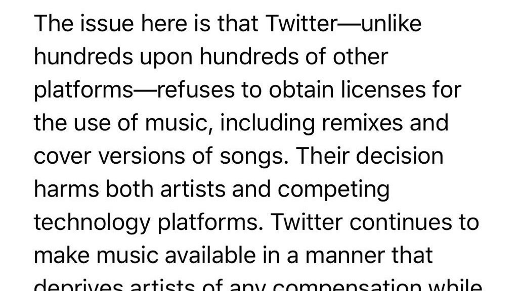 Petition · Get twitter to obtain licenses for the use of music ...