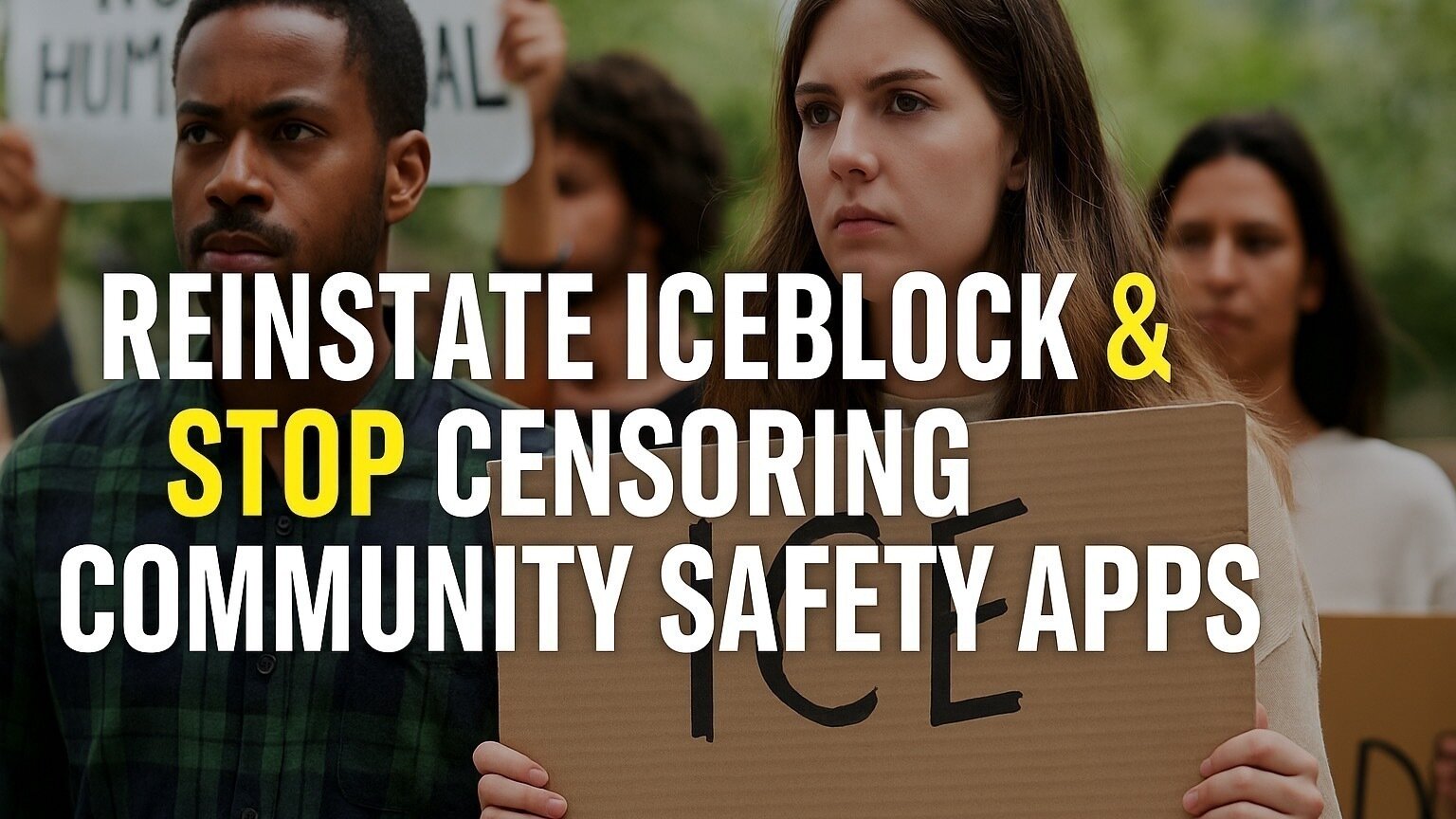 Petition · Apple: Reinstate ICEBlock & Stop Censoring Community Safety ...
