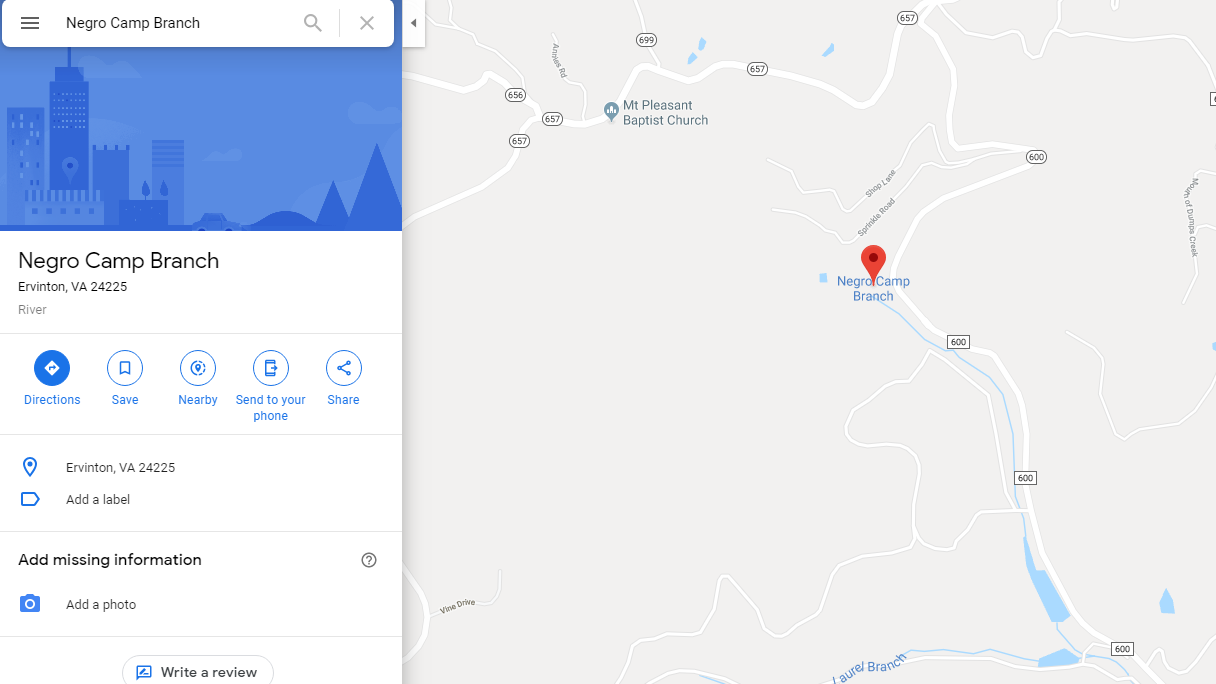 Petition · Change Name of Negro Camp Branch! - United States · Change.org