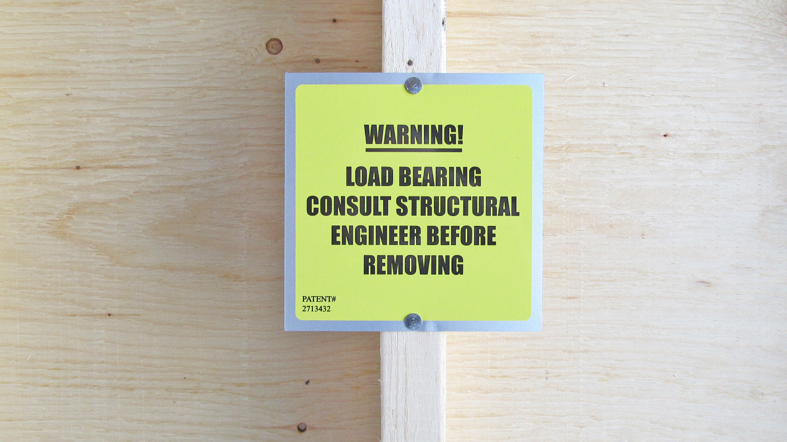 Petition · The addition of Load Bearing Warning Signs to the building ...