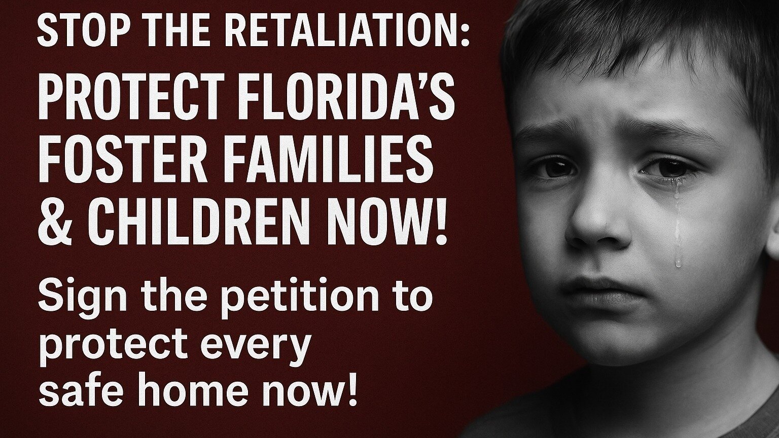 Petition · STOP THE RETALIATION: PROTECT FLORIDA’S FOSTER FAMILIES ...
