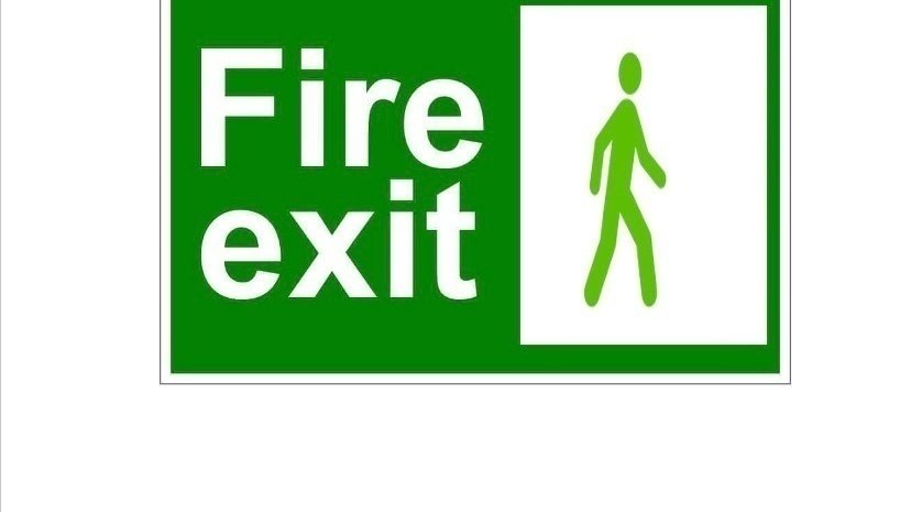 Petition · Fire escape signs - WALk don’t run! - United Kingdom ...