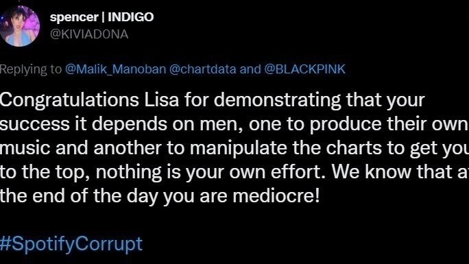Petition · Spotify Apologize to Lisa - United States · Change.org