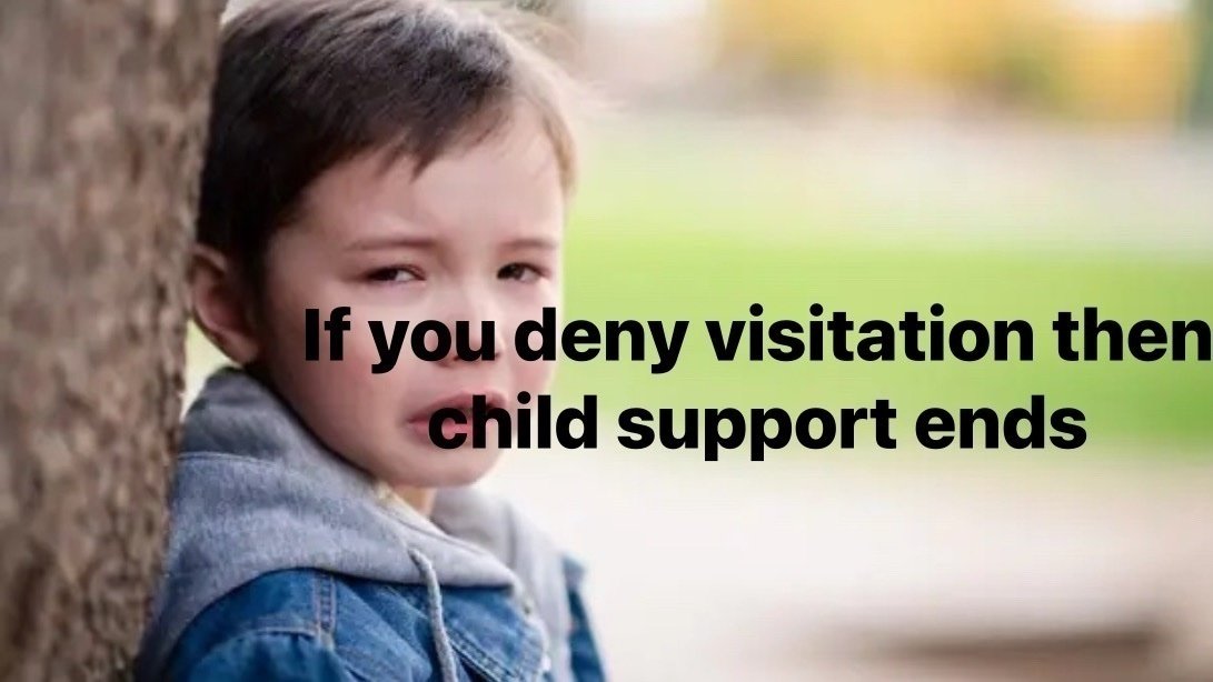 Petition · If you Deny child visitation then child support ends ...