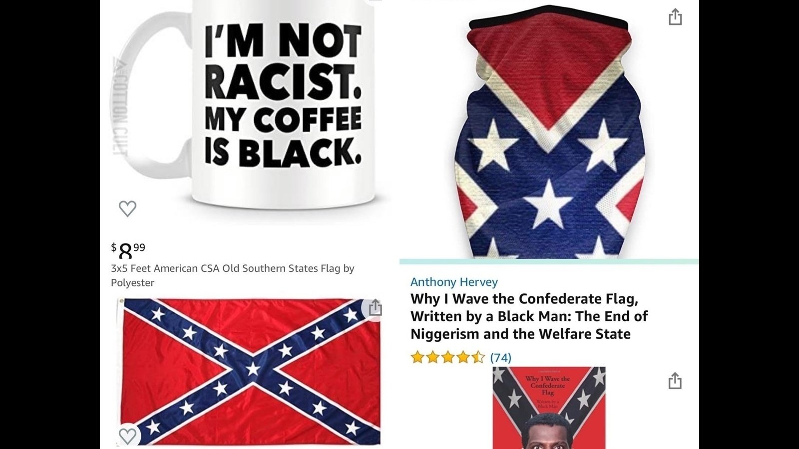 Petition · Amazon still sells confederate flags and other racist ...