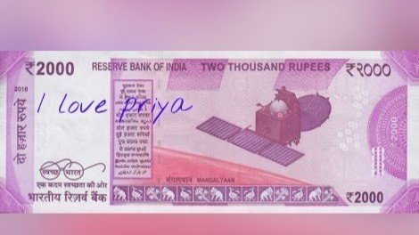 Petition · To ban currency notes with writings on in India - India ...