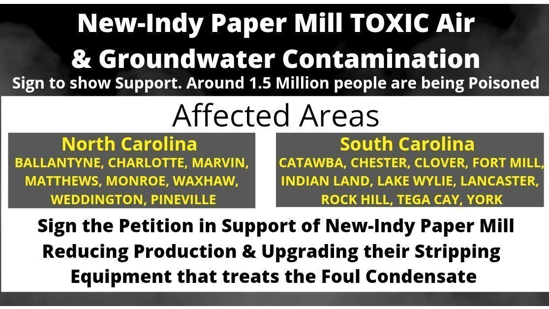 Petition · TOXIC WATER, TOXIC AIR, NEW-INDY PAPER DOES NOT CARE Stop ...