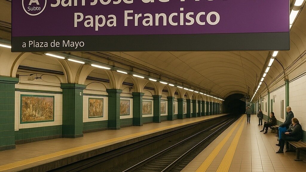 Petición · Incluir nombre del Papa Francisco en la Estación de Subte ...