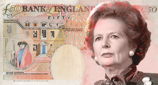 Petition · Margaret Thatcher for the Face of the New £50 Note - United ...