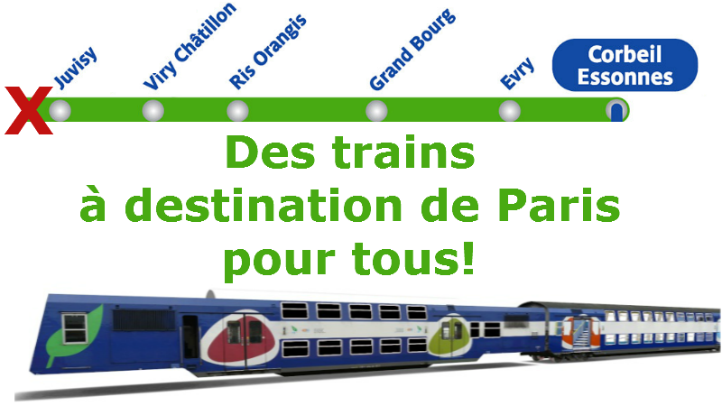 Pétition · RER D : rendez nous nos trains pour Paris - France · Change.org