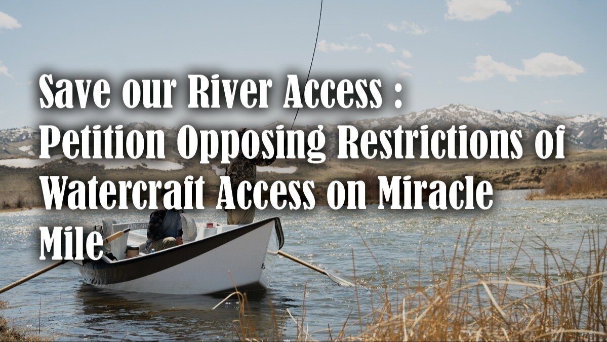 Petition · Opposing Proposed Restriction of Watercraft Access at ...