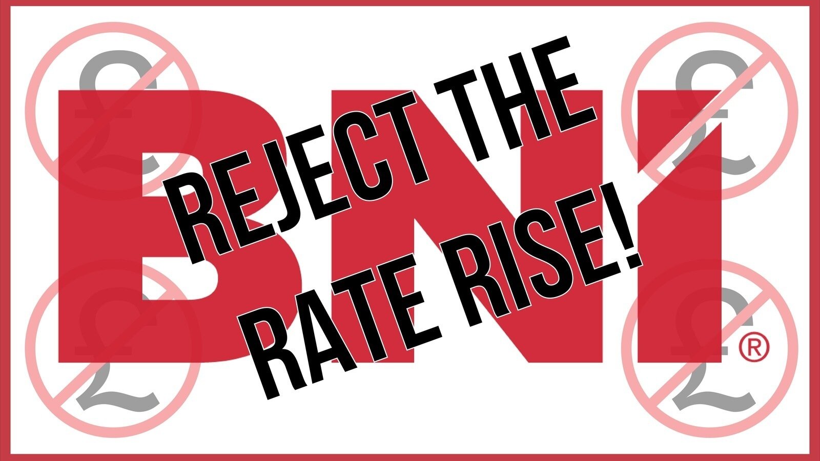 Petition · Reject BNI UK's extortionate Membership Fee Rise - and bring ...