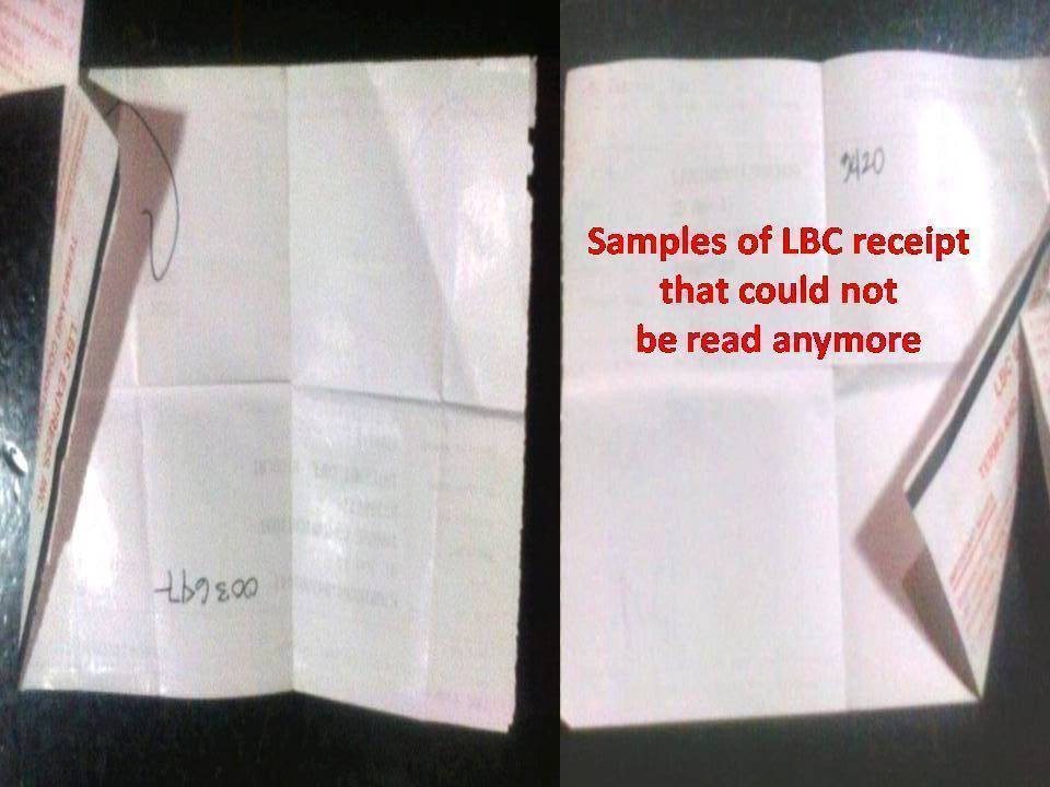 Petition · DON’T MAKE RECEIPT THAT EASILY FADES @LBCexpress ...