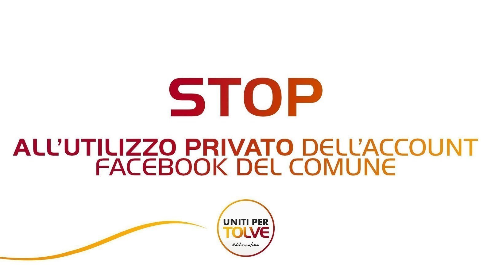 Petizione · Stop all'utilizzo privato dell'account Facebook del Comune ...