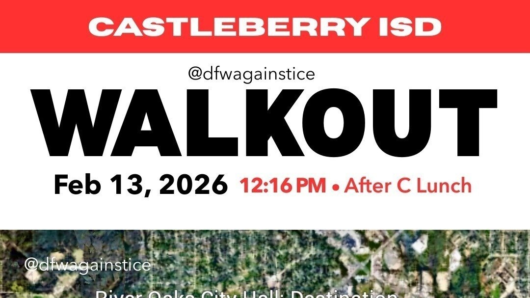 Petition · Support Castleberry High School walkout against ICE - Fort ...
