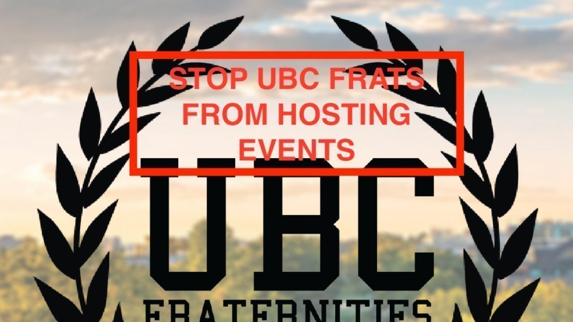 Petition · COVID19 Stop UBC Fraternities - Canada · Change.org