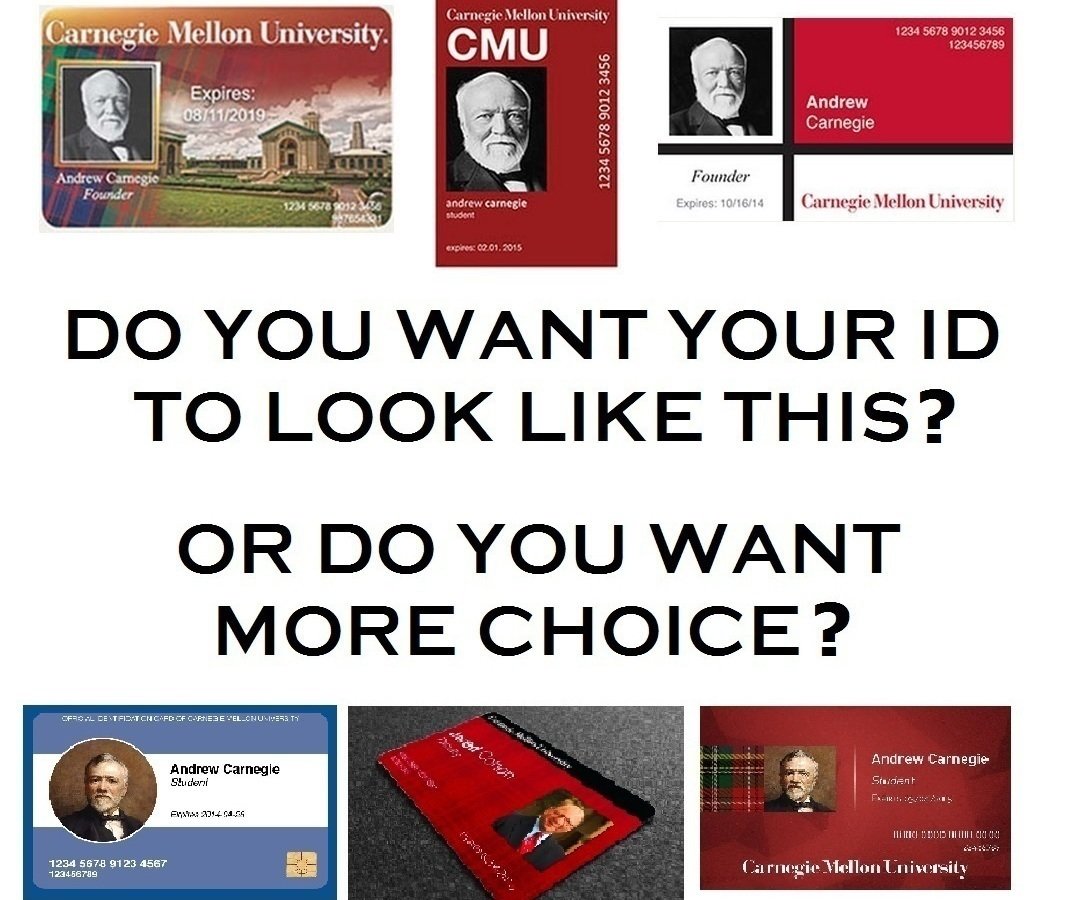Petition · CMU ID Design 2013-2014: More choices for CMU's new SMART ...