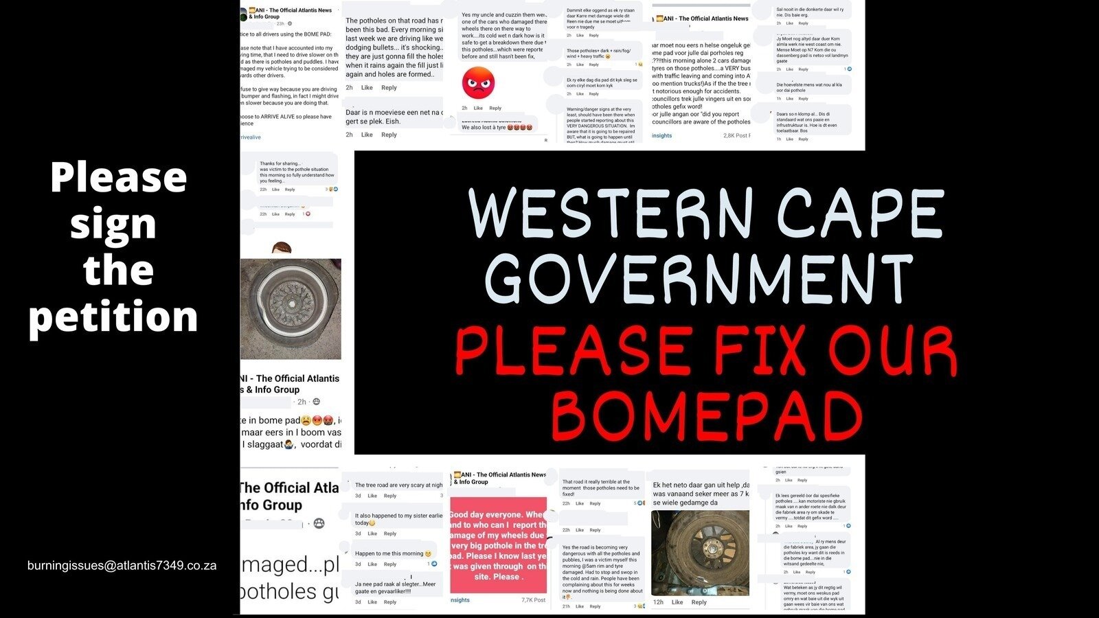 Petition · Western Cape Government Fix #DeathTrapR304 - South Africa ...