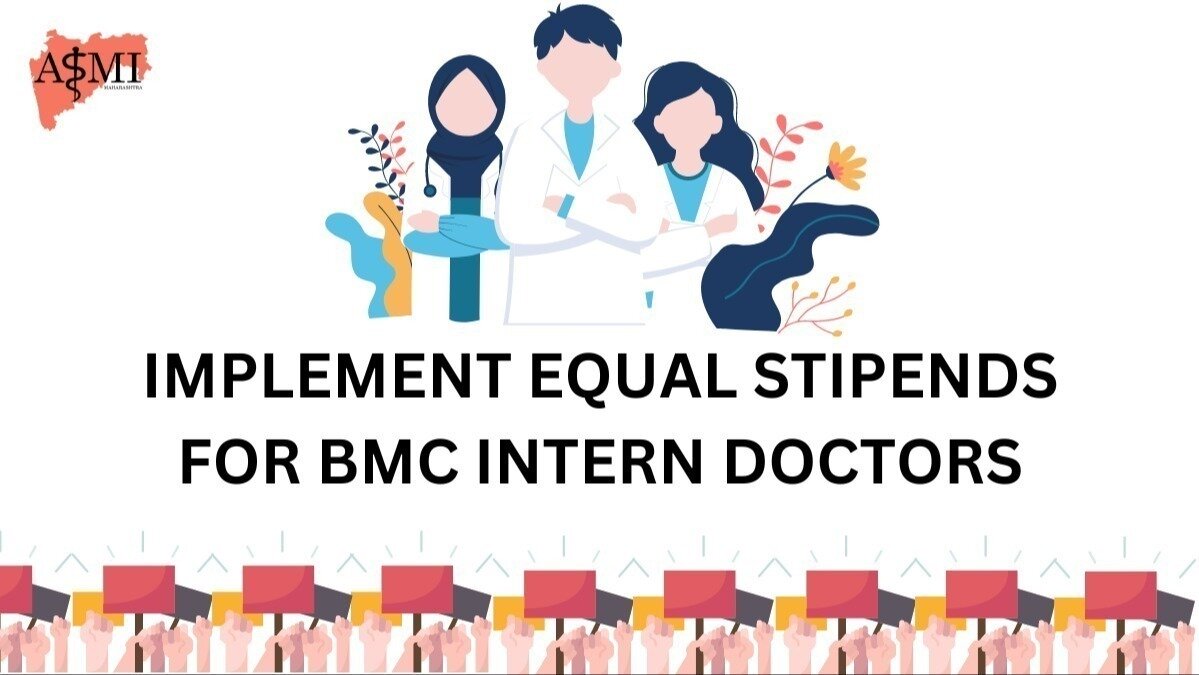 Petition · Implement Equal Stipends for BMC Intern Doctors - Mumbai ...