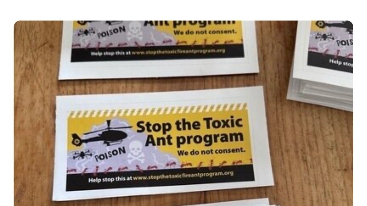 Petition update · Stop the Toxic Ant program stickers available ...