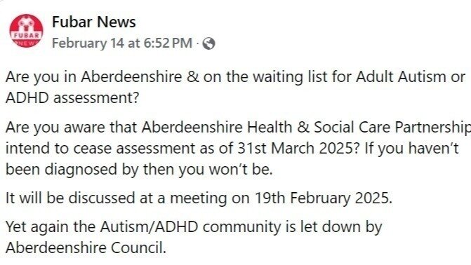 Petition · Reverse Decision to Close the Autism & ADHD Assessment ...