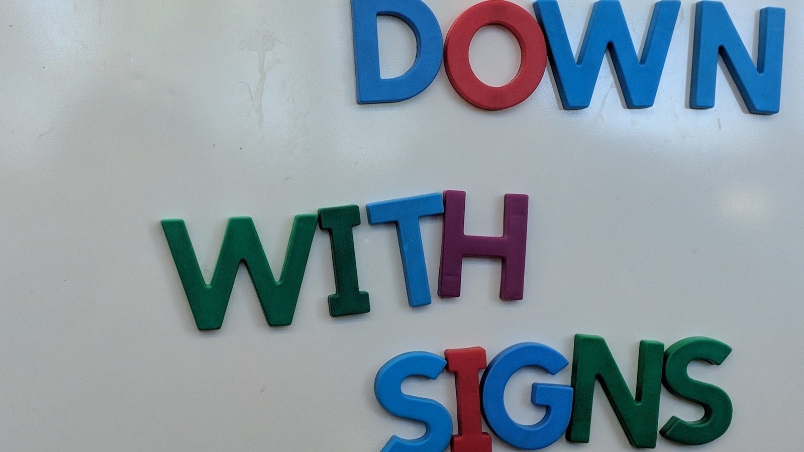 Petition · Get rid of signs - United States · Change.org