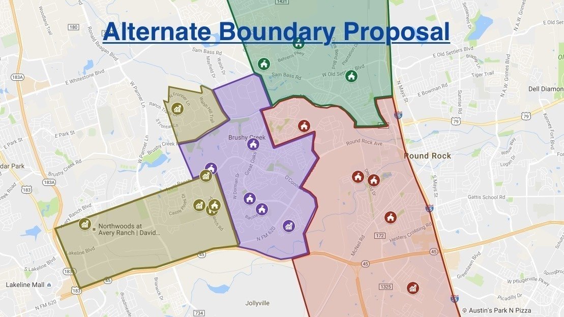 Petition · Support for an alternate plan to adjust the RRISD Middle ...