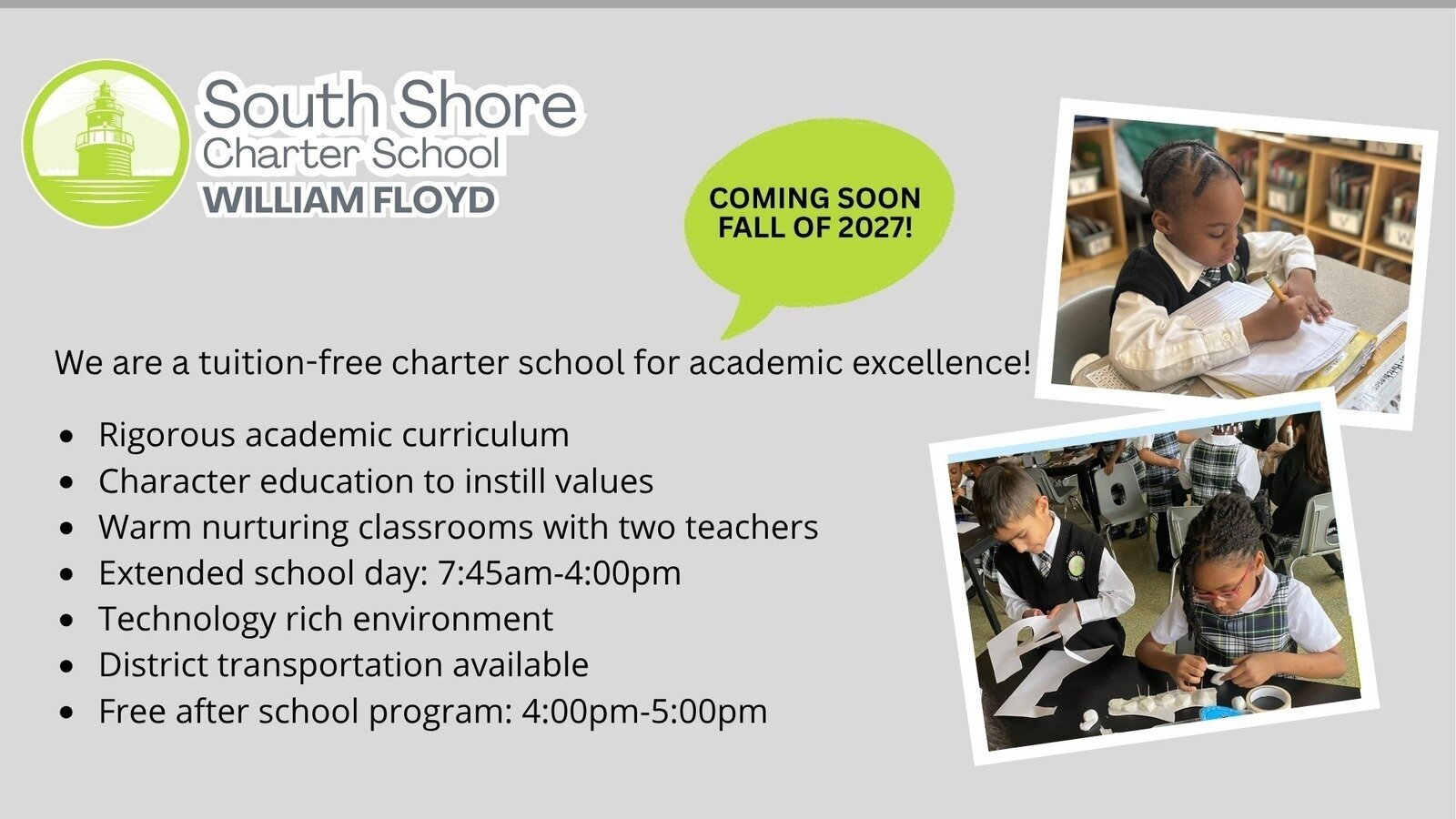 Petition · Support South Shore Charter School's Expansion in William ...