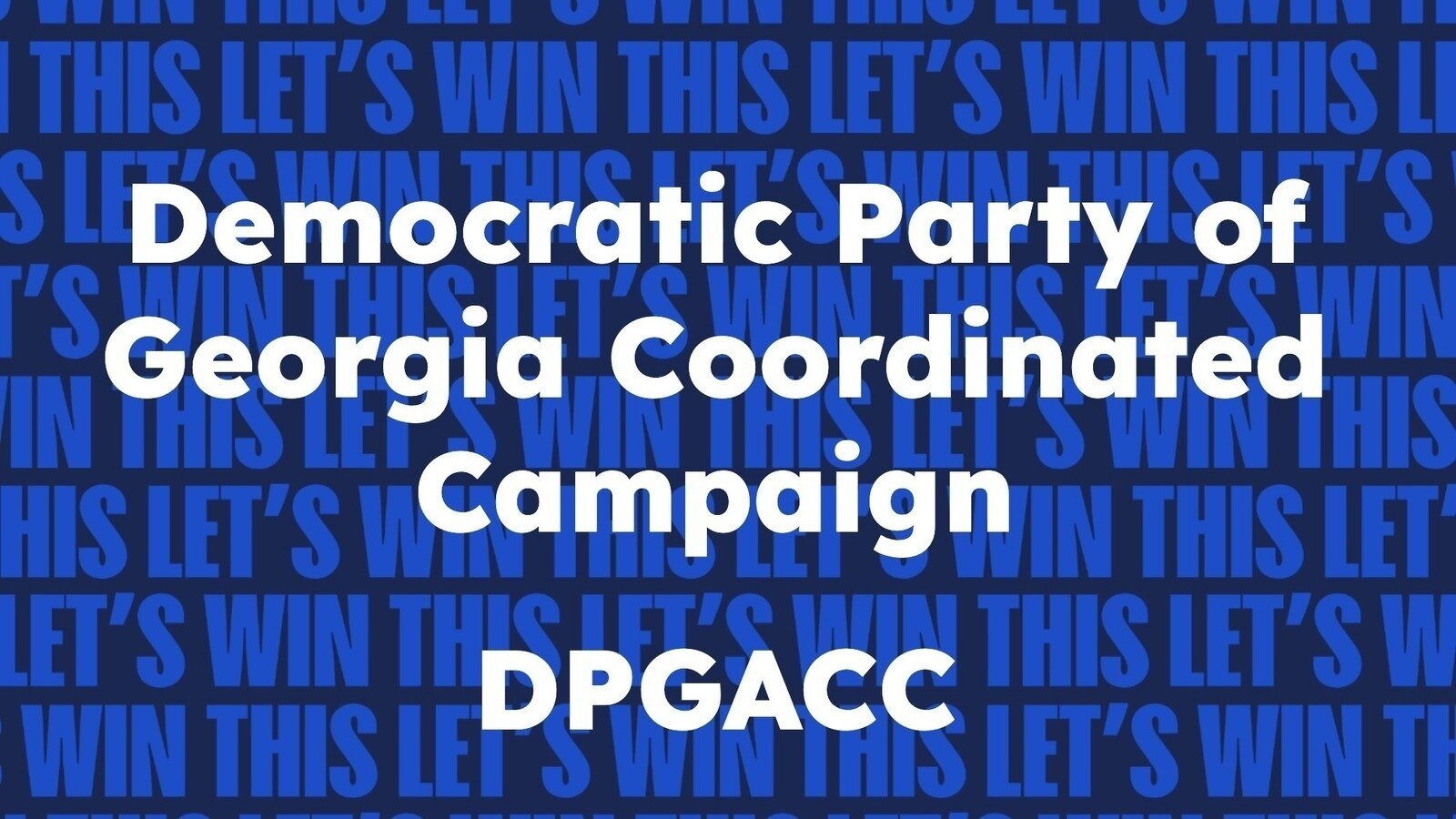 Petition · Establish Permanent Coordinated Campaign For Democratic ...