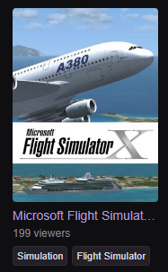 Petition · Merge Flight Simulator Twitch categories to a single category · Change.org