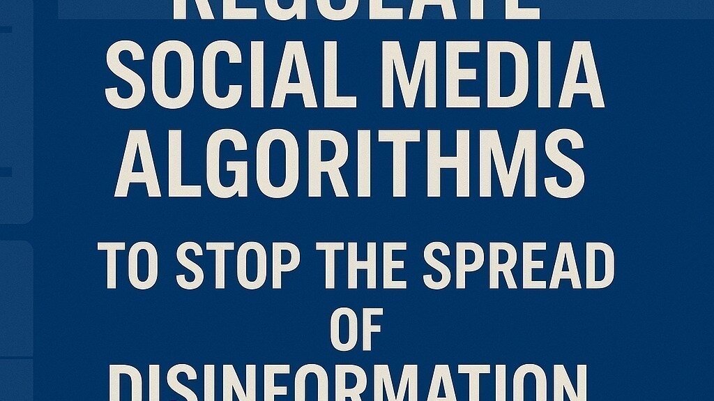 Petition · Regulate Social Media Algorithms to Stop the Spread of Disinformation - United ...