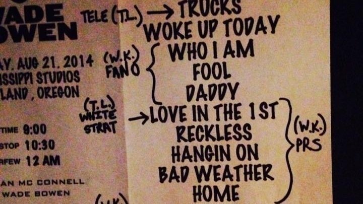 Petition · Wade Bowen plays this set list. - United States · Change.org